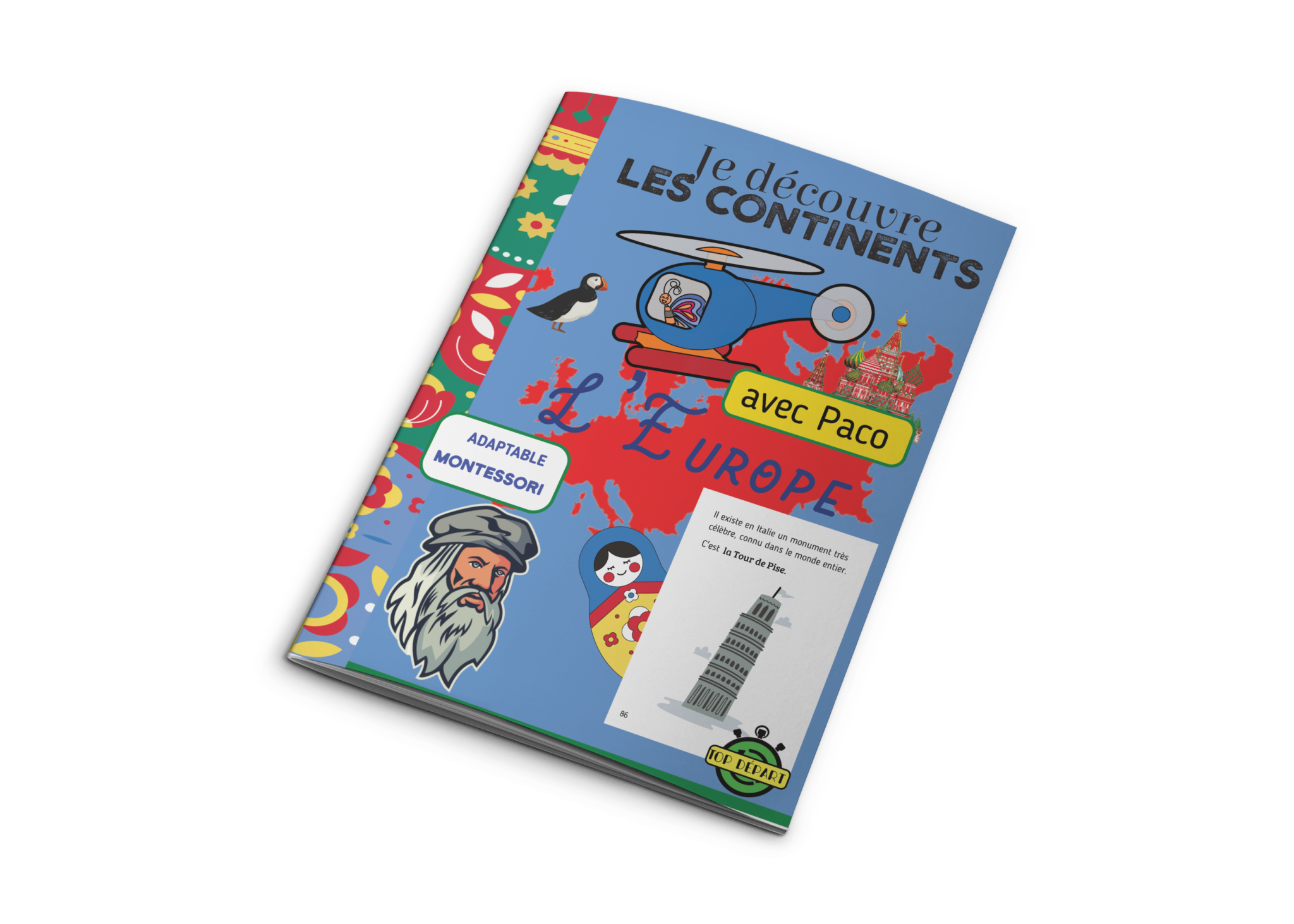 Activités maternelle à imprimer - Le continent Europe