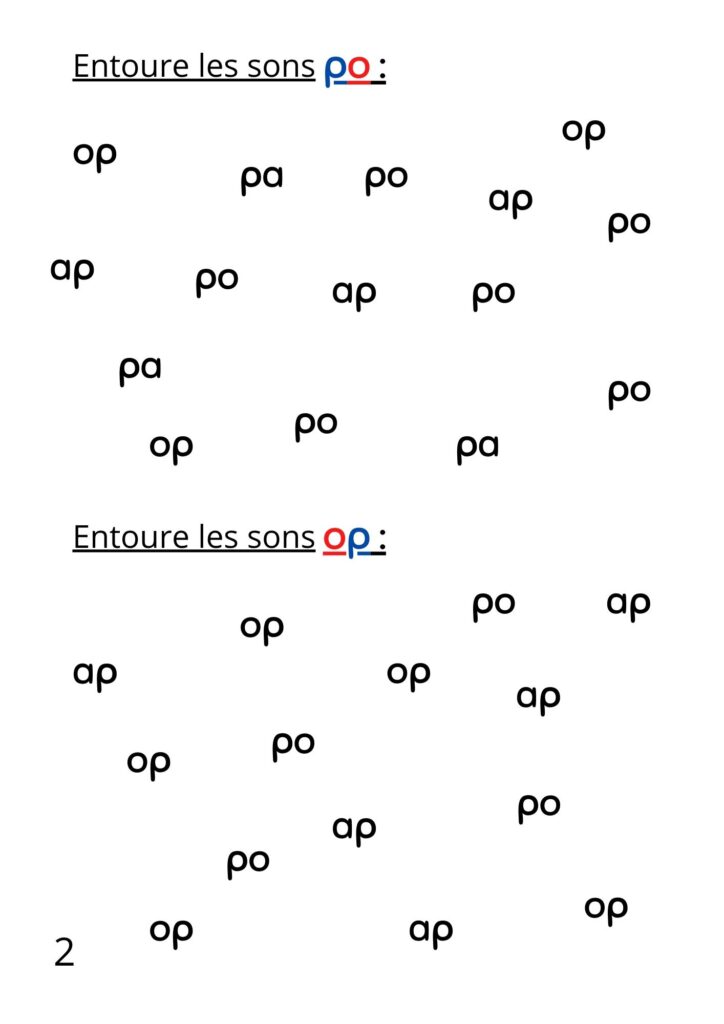 Méthode de Lecture Syllabique à imprimer Leçon 1 GRATUIT