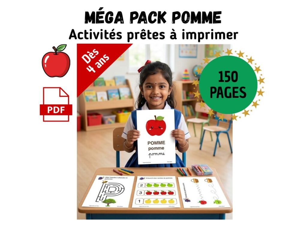 Cycle de vie de la Pomme : Pack Pédagogique | 150 Pages PDF